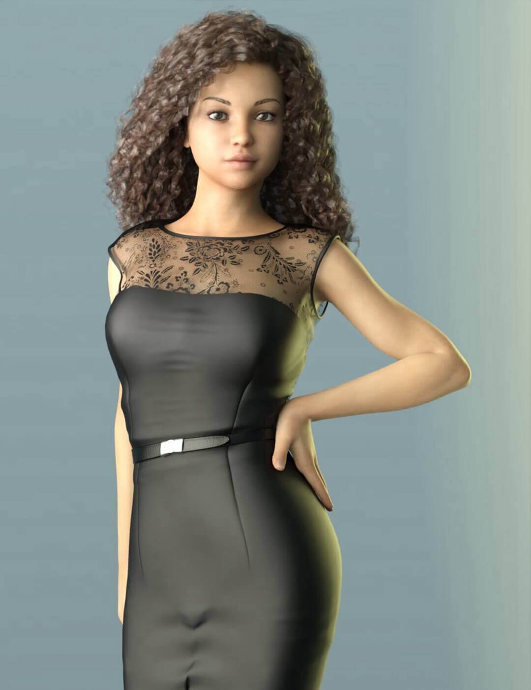 Jessy Teen For Genesis 8 Female 杰西青少年为《创世纪8》的女性daz模型网